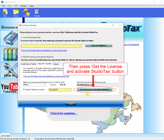 StudioTax - Canadian Personal Income Tax Software